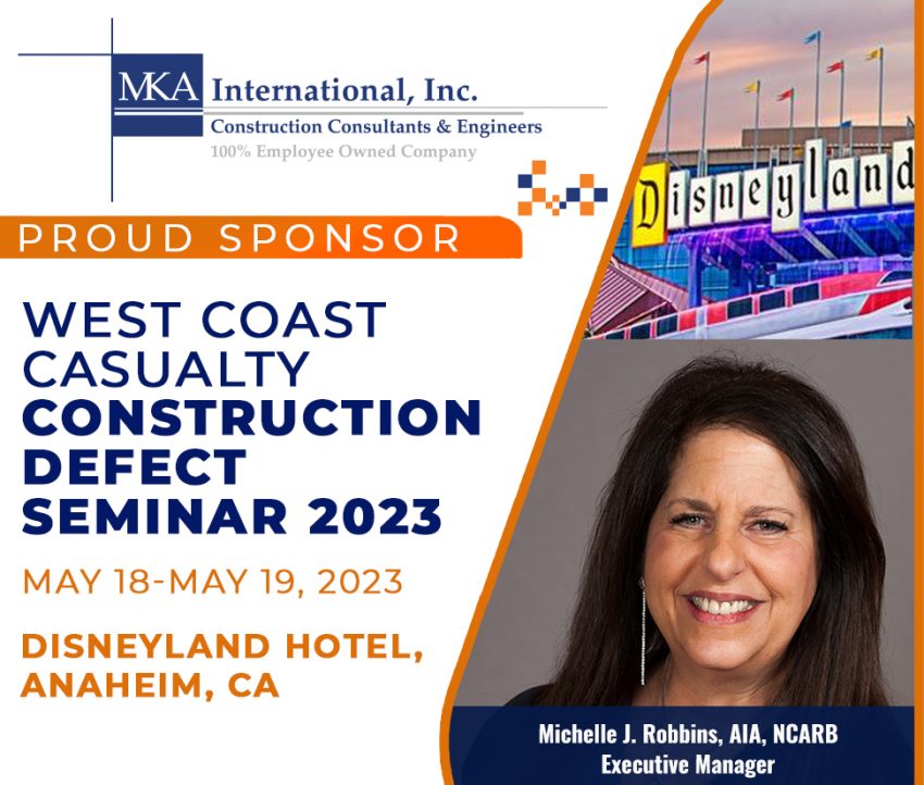 Mka Is A Proud Sponsor Of This Year S West Coast Casualty Construction